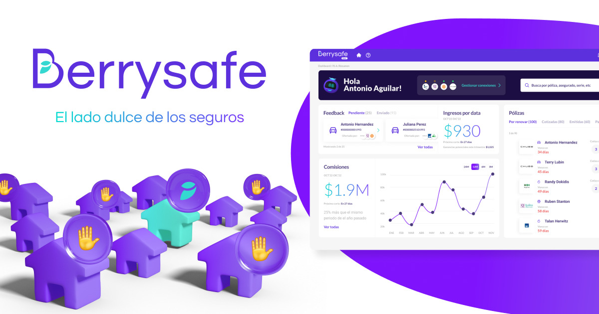 Berrysafe | Tecnología para Agentes de Seguros.